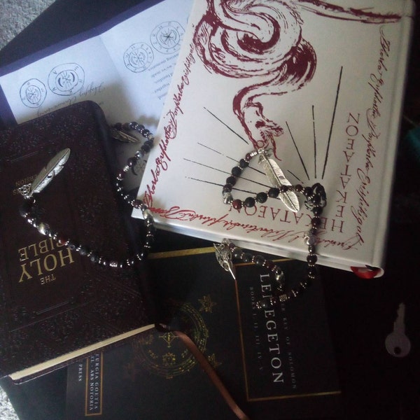 Morrigan Prayer Beads, Morrigan Altar, Goddess of Fate and War, Goddess ...