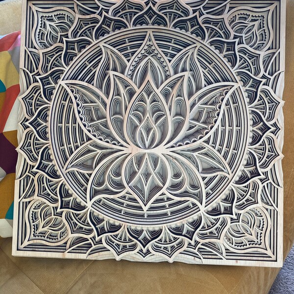 Lotus Mandala - Etsy