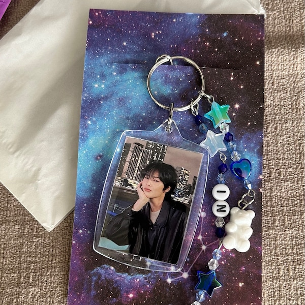Stray Kids Keychain | SKZ Keychain | K-pop Photo Keychain | Double ...