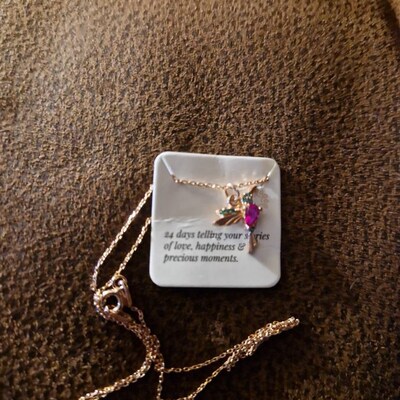 Dragonfly Necklace Chain With Pendant 925 Sterling Silver, Swarovski ...