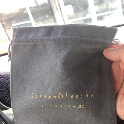 100 Gray Drawstring Pouch Small Jewelry Packaging Pouch Bags ...