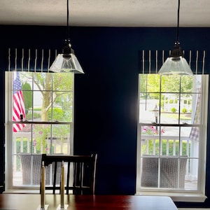 Premier Navy Window Valances Premier Prints Blue Decorative - Etsy