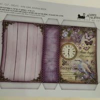 Junk Journal, Autumn Diary, Folio, Folding Folio, Loaded Folder, Craft Kit, Printable, Ephemera ...