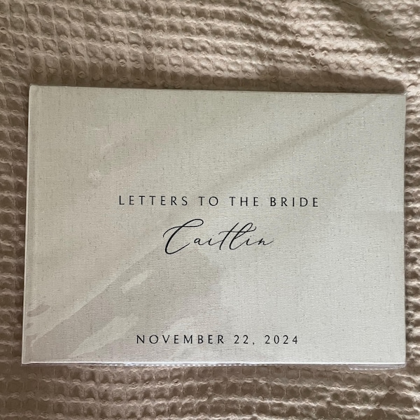 Letters to Bride Book, Bridesmaid Letters to the Bride, Letters to ...