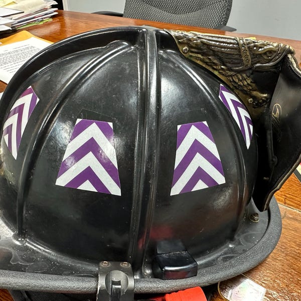 Custom Firefighter Helmet Shield Decal You Pick the Colors, Text, Font ...