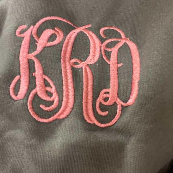 Monogrammed Sweatshirt ~ Monogram Crewneck Sweater Personalized ~ Gifts ...