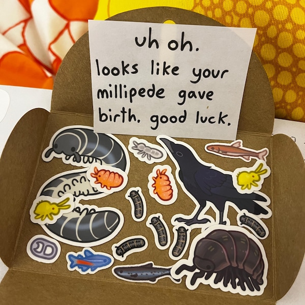 Isopod Stickers! Rubber Ducky, Giant Isopod + More - Etsy