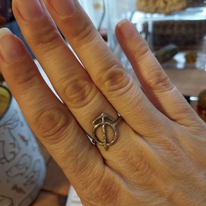 SALT Symbol SALT Ring Sterling Silver Alchemy Occultism - Etsy