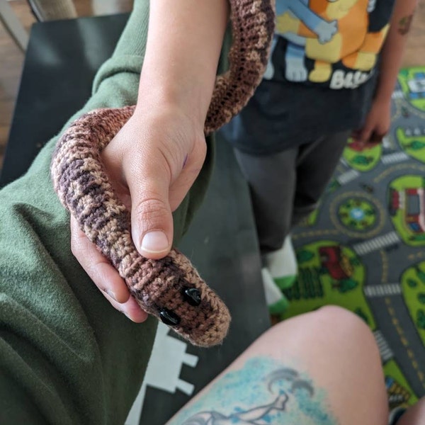 Ball Python Amigurumi Crochet Pattern, Betty the Realistic Plush Snake ...