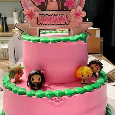 Personalized 3D Cake Topper, Anime Cake Topper, Manga Cake Topper ...