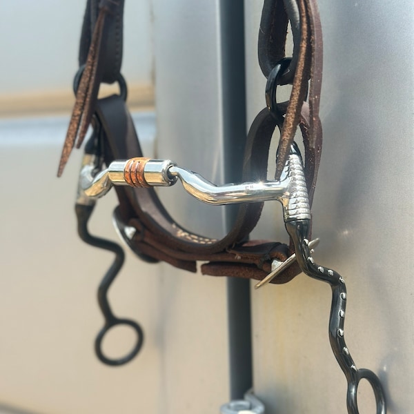 Cavalon Full Cheek Soft Leather Snaffle Bit - Etsy