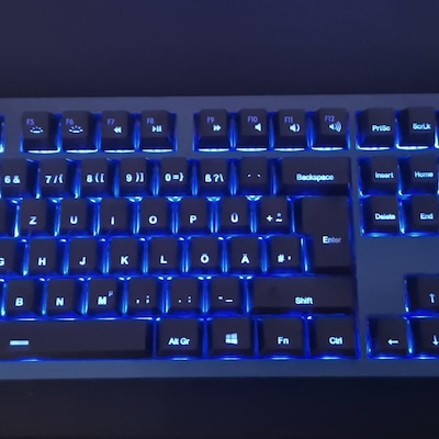 English & Japanese Dual Languages Backlit Keycaps Set for Mechanical ...