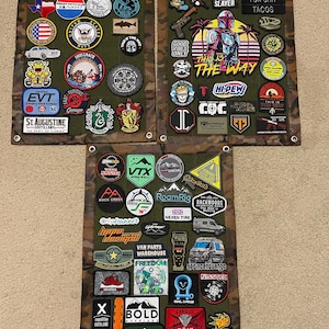 2-pack US American Flag Patches, 3x2 Inches, Embroidered Velcro Patch ...