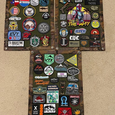 2-pack US American Flag Patches, 3x2 Inches, Embroidered Velcro Patch ...