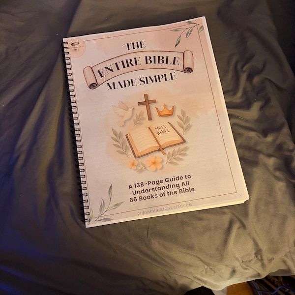 Entire Bible Made Simple, Bible Book Summary, Bible Summary Guide ...