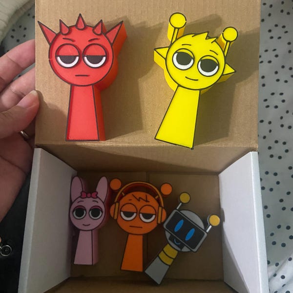 Sprunki Toys, 3D Printed Toys, Cake Toppers, Party Favor, Incredibox ...