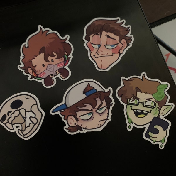 Generation Loss 9pc Sticker Set | Slimecicle, Ranboo, Sneegsnag ...