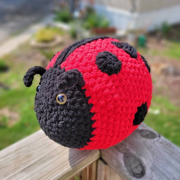 Jumbo Ladybug Crochet Pattern PDF Download Extra Large Beginner ...