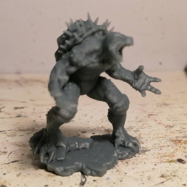 Mutant Snapper and Wolf 32mm Miniature Heroic Scale | Dnd Mini ...