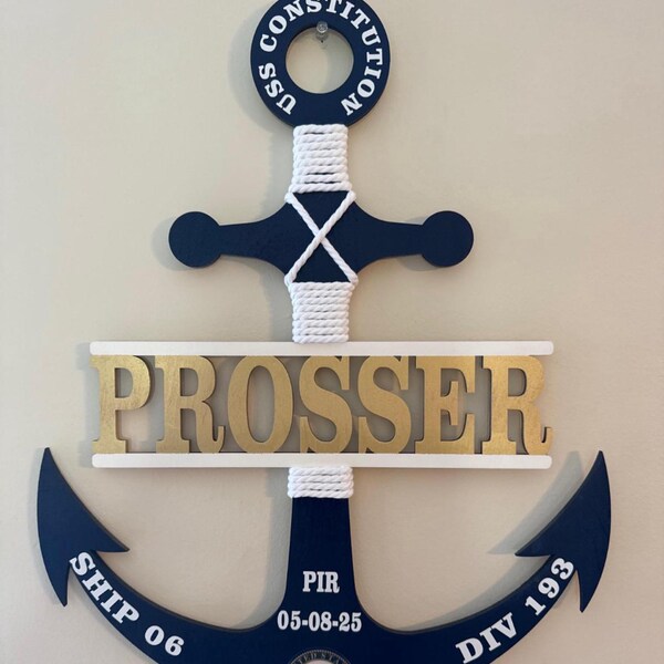 Military Family Deployment Lighted Sign | LED Wooden Base | Gift for ...