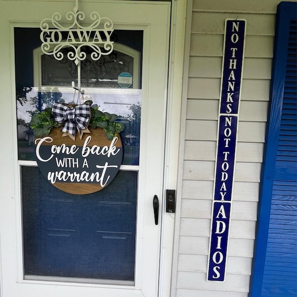 Custom Vertical Sign | Vintage Design | 6 Color Choices | Weatherproof ...