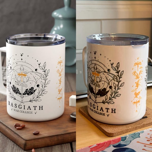 Fourth Wing Mug Dragon Bookish Mug Fourth Wing Tumbler Basgiath War ...