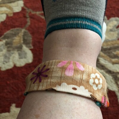 Graphic Print Activity/step Tracker 100% Cotton Ankle Band Encompasses ...