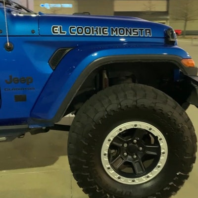 Customizable JL/JT Hood Lettering Decals, pair One for Each Side ...
