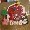 Farm Cake Topper | Old Mcdonald Farm Cake Topper | Farm Themed Party ...