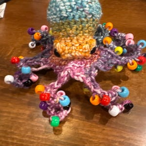 Beaded Fidget Octopus Crochet Pattern: Beginner Friendly, No Sew ...