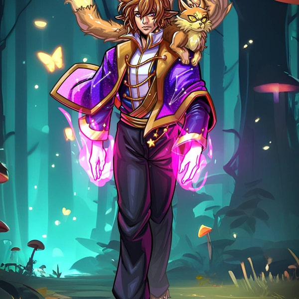 Personalized Character Art Dnd Custom Commission Character Dungeons ...