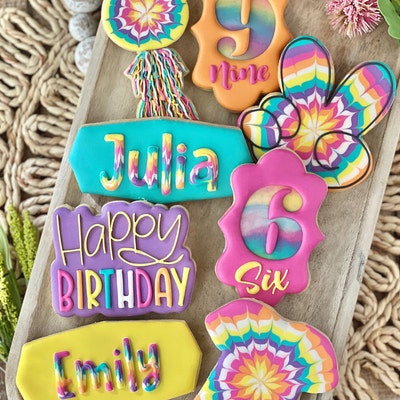 Happy Birthday Plaque Cookie Cutter Set .STL Files . PNG Eddie Images ...