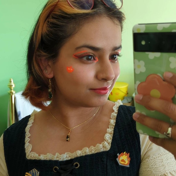 Meteor Pin - Celestial Scene Anime Gold Comet Star Flame Castle Space ...