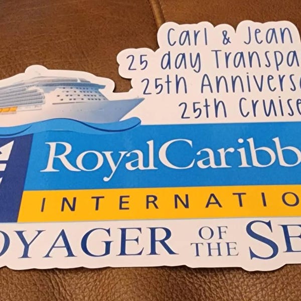Custom RCL Cruise Door Magnet| Personalized Cabin Decor| Fun Cruise ...