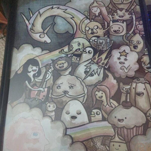 Big 16x20 Signed Adventure Time Poster - Etsy