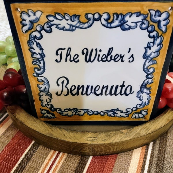 Old Spanish House Number , Signs for Home, Personalized Tile, Ceramic ...