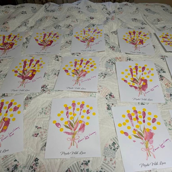 Mother’s Day Handprint Flower Craft for Kids – Printable Gift From ...