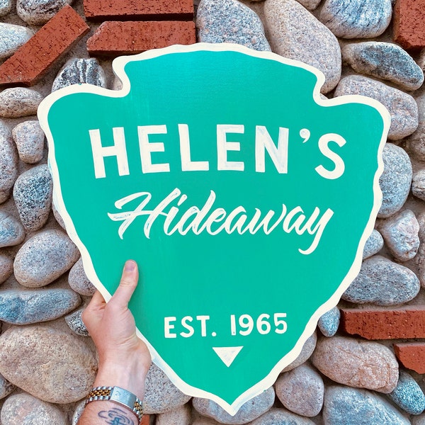 Custom Camping Sign, Summer Camp, Customizable Name Sign, Wooden Last ...