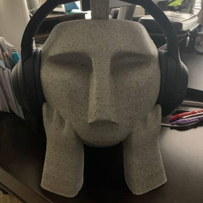Hamangia Thinker Headphone Stand Neolithic Artifact Headset Hanger ...