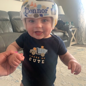 Baby Helmet Cranial Band Bear Graduation Shirt Doc Band | Etsy