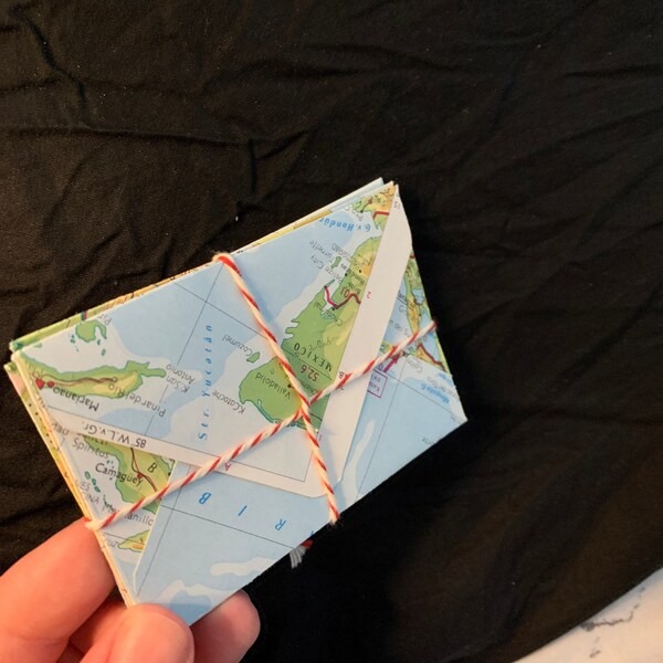Set of 10 World Map Envelopes, Wedding Invitation Envelopes, Greeting ...