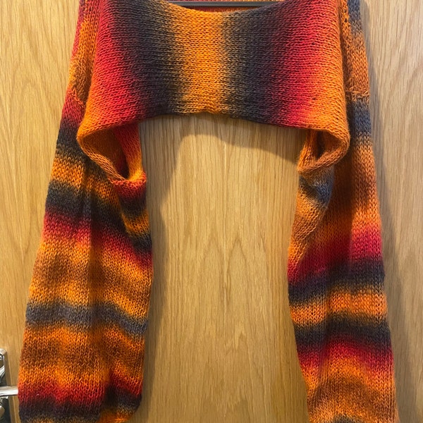 Skandi Bolero/shrug Knit Pattern english Danish Beginner-friendly ...