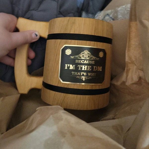 Dungeons and Dragons, Dungeon Master Personalized Mug, I Am DM That's ...