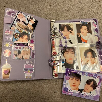 A5 Kpop Photocard Binder Custom Deco K-POP PC Collect Book - Etsy