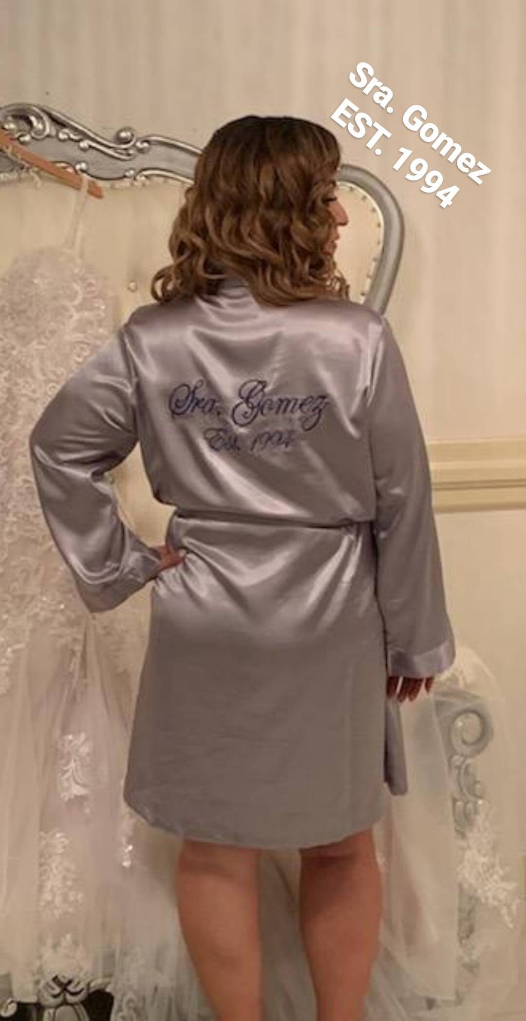 Crystal rhinetsone bride robe Rhinestone Bridal Party Robes | Etsy