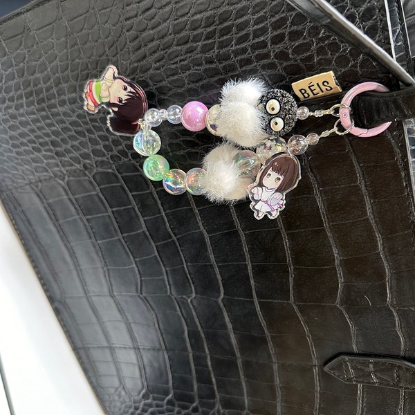 My Neighbor Totoro Soot Sprite Faux Fur Plushie Coin Purse Bag Charm - Etsy