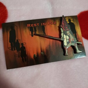 Red Pyramid Thing Enamel Pin - Etsy