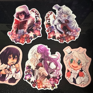 Fanart Vinyl Stickers Decay of Angel Bungou Stray Dogs Fyodor Nikolai ...