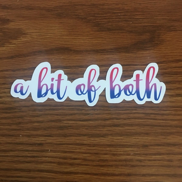 A Bit of Both - Loki Inspired Vinyl Sticker - Etsy