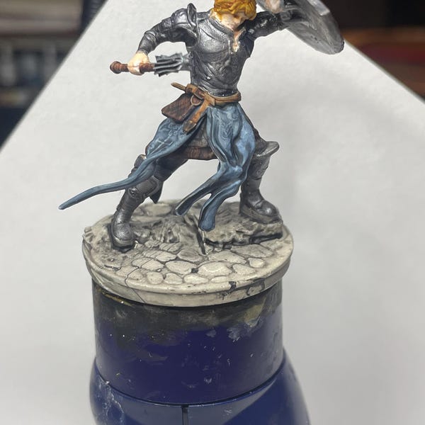 Paladin Knight Templar on Armored Giant Bear, Fighter Cavalier PC NPC ...